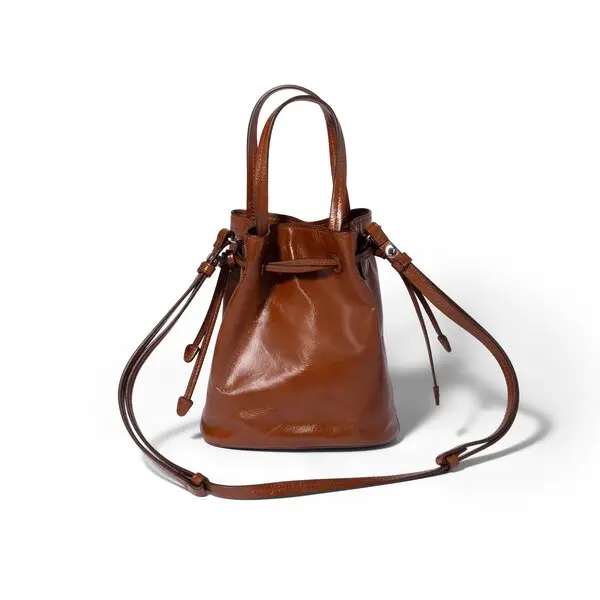 Miu Miu Shiny Leather Pouch