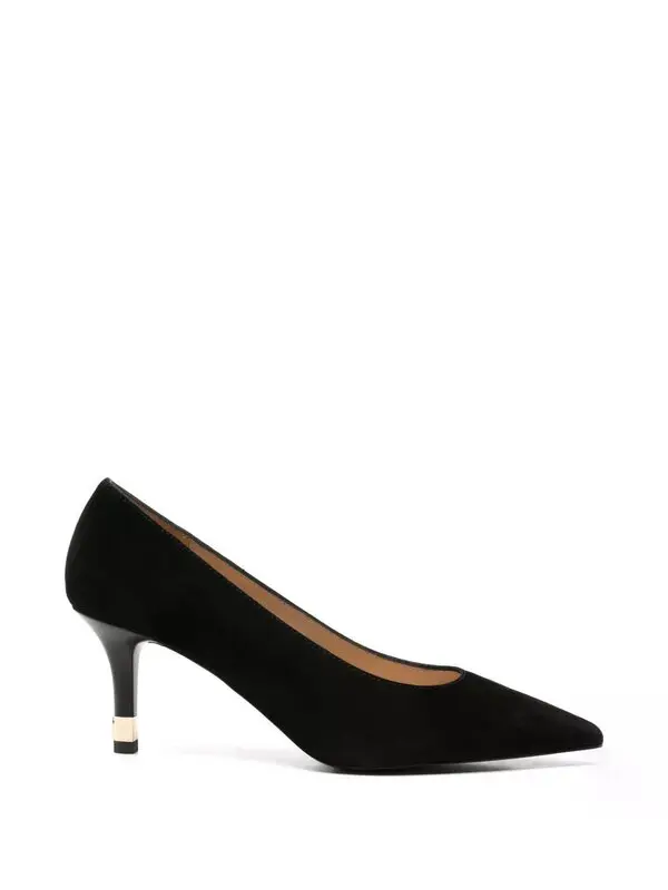 Furla Pointed-toe Suede Pumps - Black