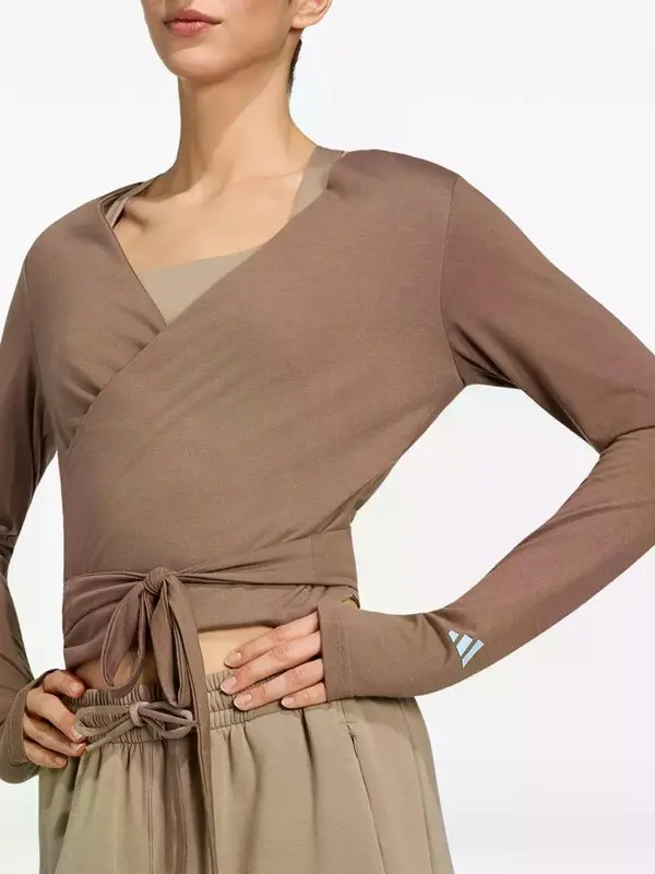 Adidas 3-stripes Studio Wrap Top