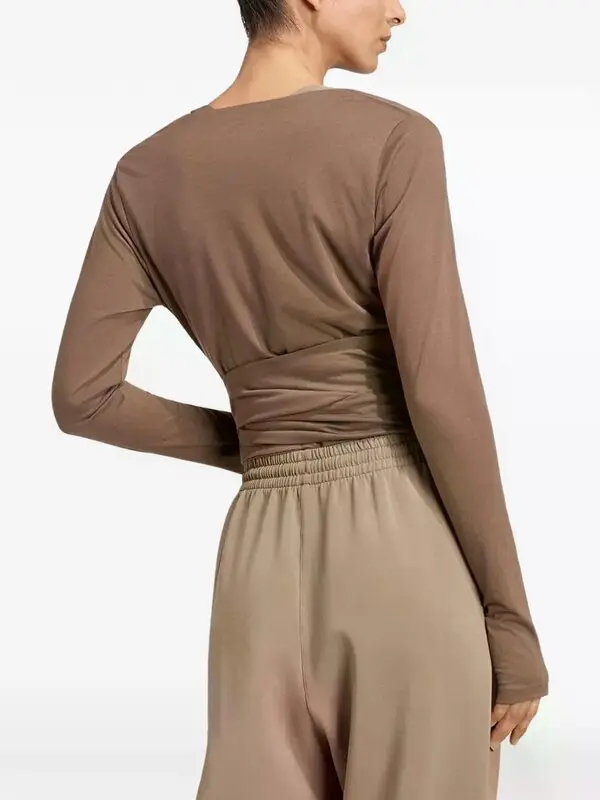 Adidas 3-stripes Studio Wrap Top