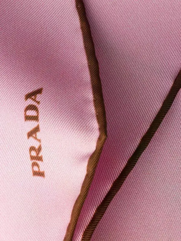 Prada Printed Twill Scarf