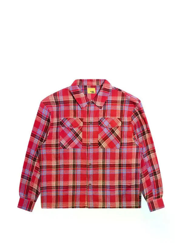 STADIUM GOODS Plaid-check Star-print Shirt