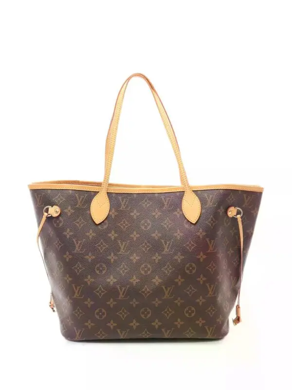 LOUIS VUITTON 2008 Mm Neverfull Monogram Tote Bag - Brown