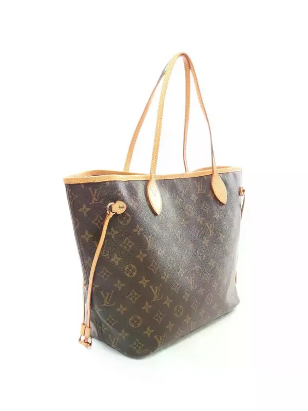 LOUIS VUITTON 2008 Mm Neverfull Monogram Tote Bag - Brown