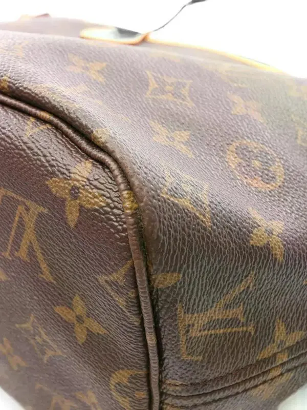 LOUIS VUITTON 2008 Mm Neverfull Monogram Tote Bag - Brown