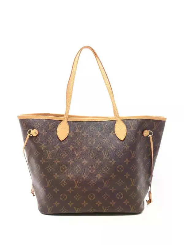 LOUIS VUITTON Monogram Mm Neverfull Tote Bag - Brown