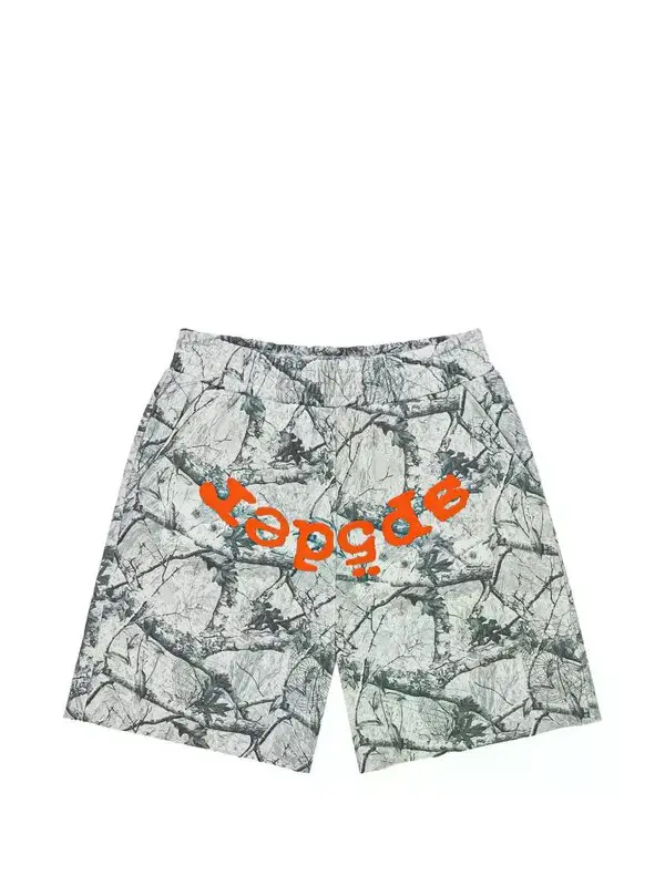 SP5DER Real Tree Og Web V2 Track Shorts