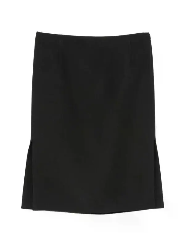 Fendi Side Slit Midi Skirt