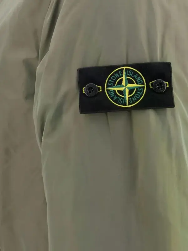 Stone Island Hooded Logo-patch Jacket