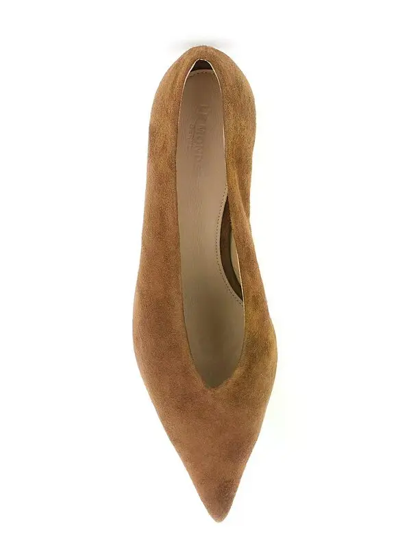 Le Monde Beryl Suede Pointed-toe Pumps