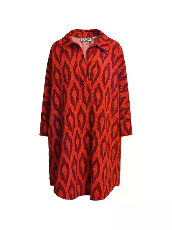Essentiel Antwerp Graphic Print Midi Dress