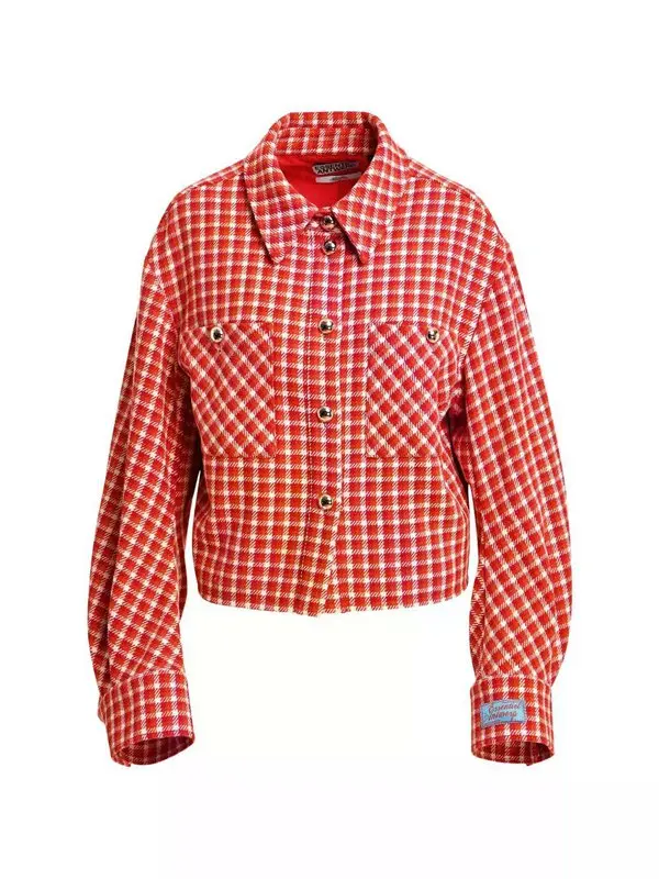 Essentiel Antwerp Checked Buttoned Jacket
