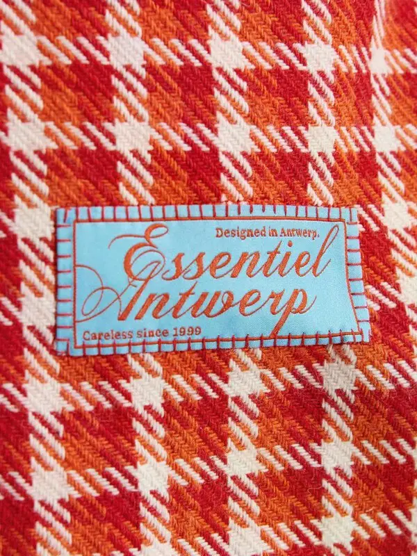Essentiel Antwerp Checked Buttoned Jacket