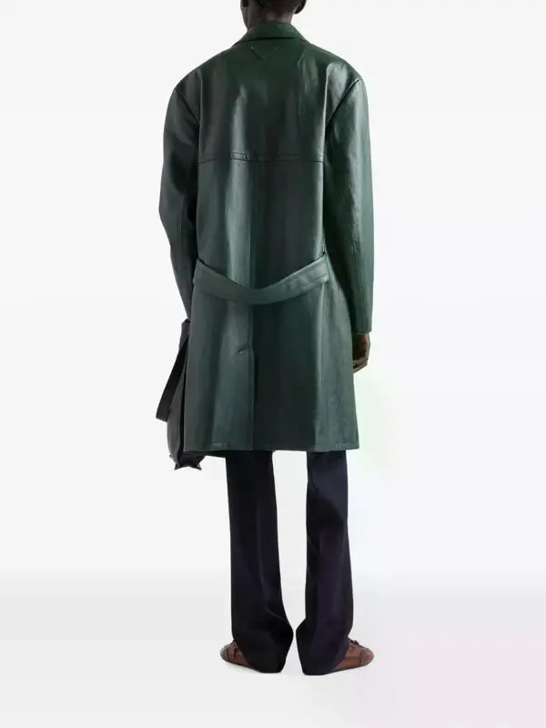 Prada Leather Coat