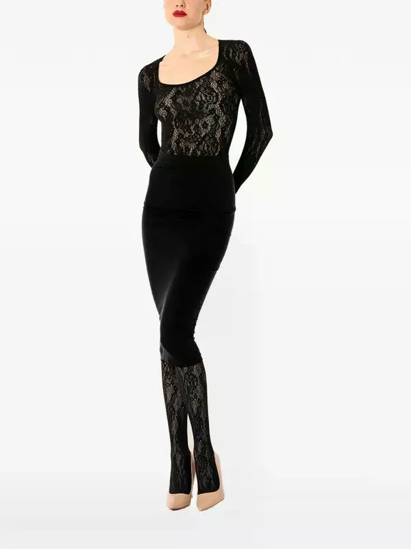 Wolford Infinite Rose Net Top