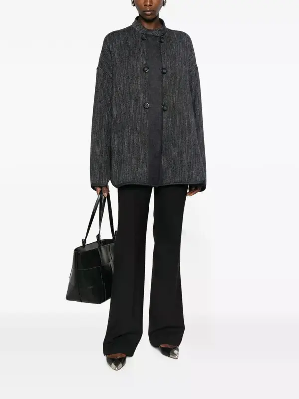 Emporio Armani Double-breasted Herringbone Jacket