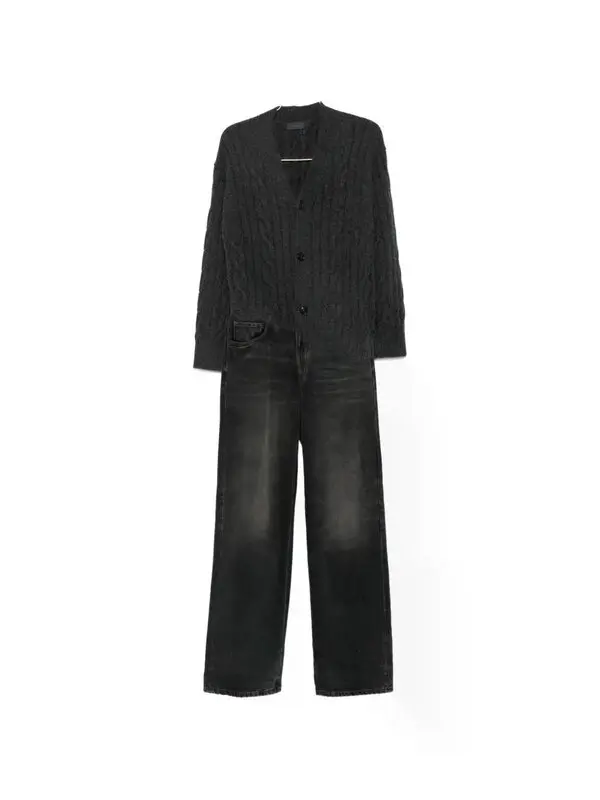 HAIKURE Janice Buttoned Jumpsuit - Grey