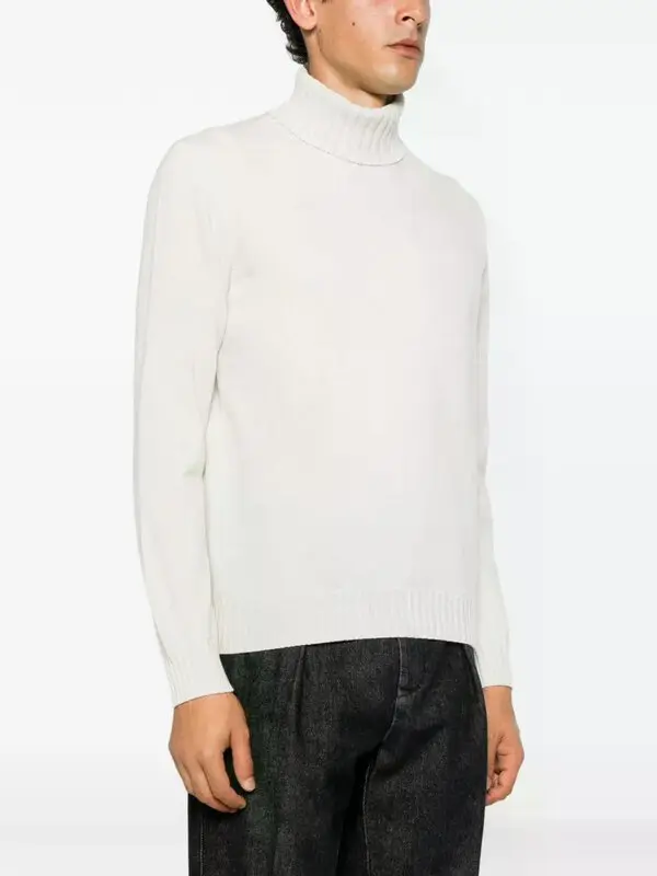 MAGAZZINO RICAMBI Ribbed-knit Roll-neck Sweater