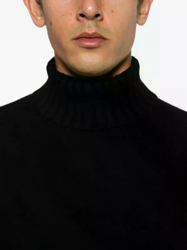 MAGAZZINO RICAMBI Ribbed Knit Roll-neck Sweater
