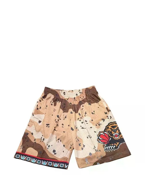 Mitchell & Ness Vancouver Grizzlies 1998 Camouflage Print Basketball Shorts