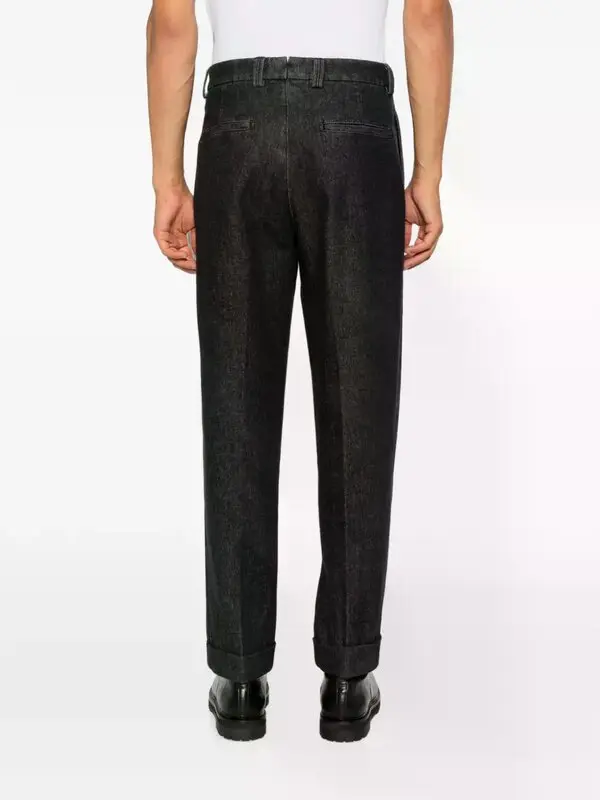 BERWICH Pleated Turn-up Trousers