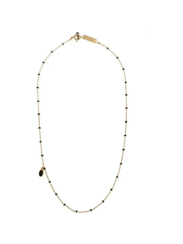 Isabel Marant Étoile Tone Bead-embellished Pendant Necklace
