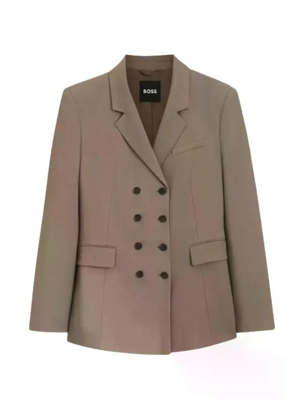 BOSS Double-breasted Blazer With Notched Lapels