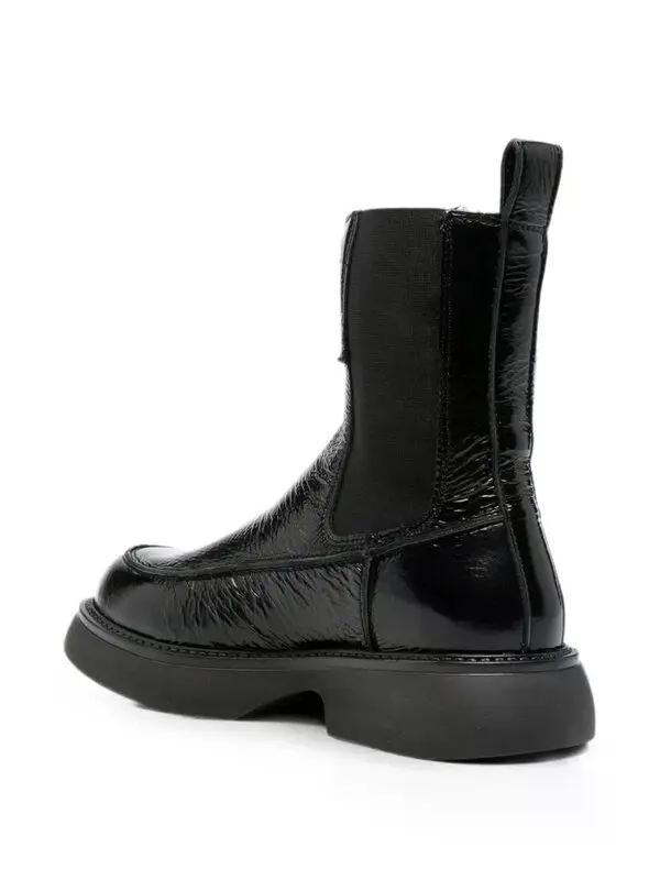 COPENHAGEN  Patent Leather Ankle Boots