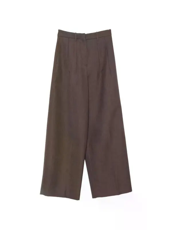 NINE:INTHE:MORNING Zina Pleated Trousers - Brown