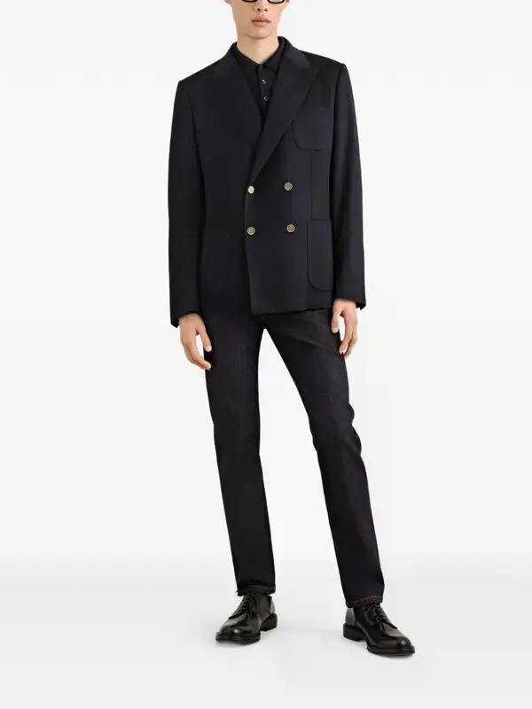 Dolce & Gabbana Virgin Wool Polo Shirt