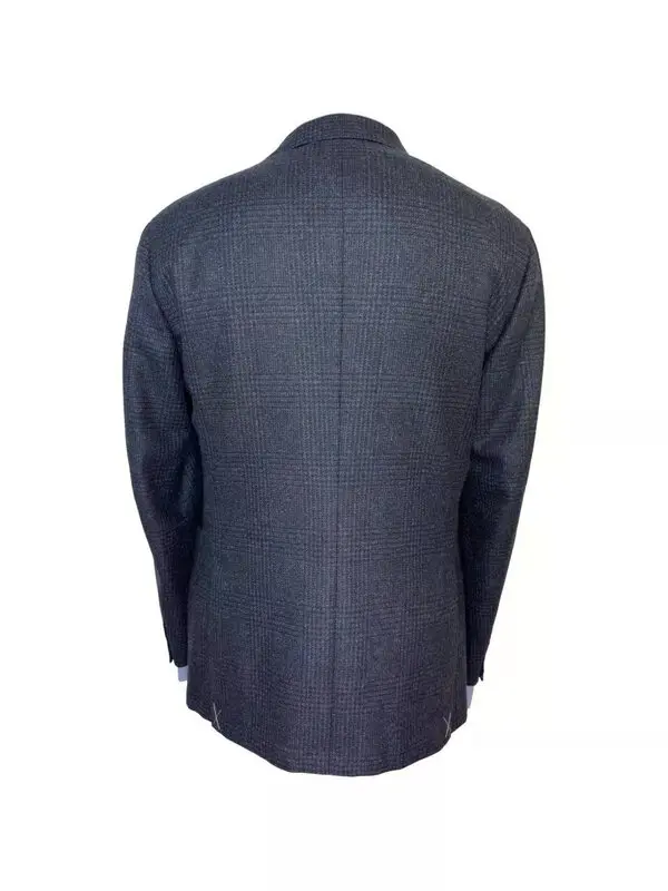 Luciano Barbera Plaid Notch-lapel Blazer