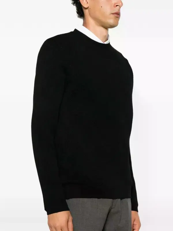SLOWEAR Waffle-knit Long-sleeve Sweater
