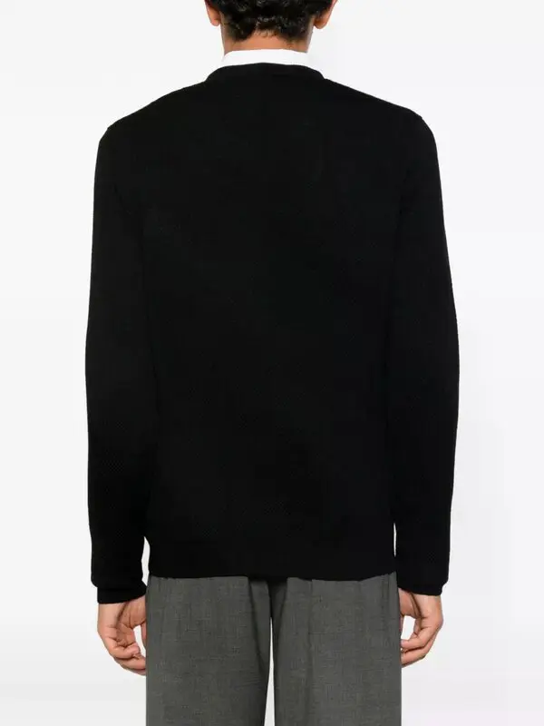 SLOWEAR Waffle-knit Long-sleeve Sweater