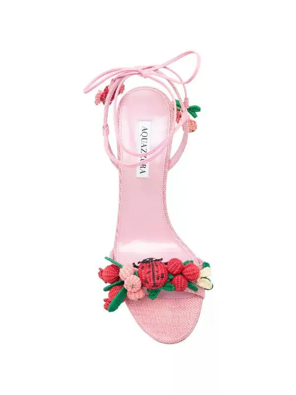 AQUAZZURA Botanica Tie-fastening Sandals