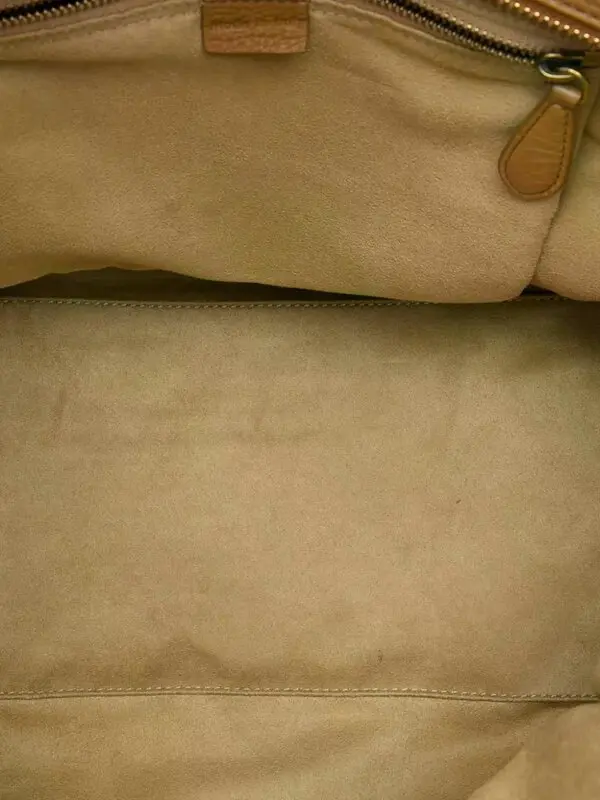 Celine Mini Grained Calfskin Luggage Tote Bag - Brown