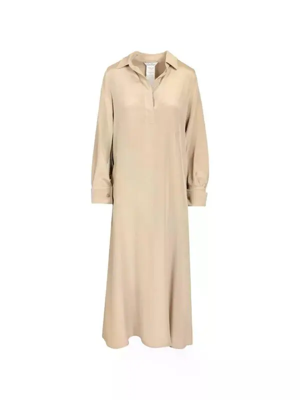 Max Mara Gambero Silk Midi Dress