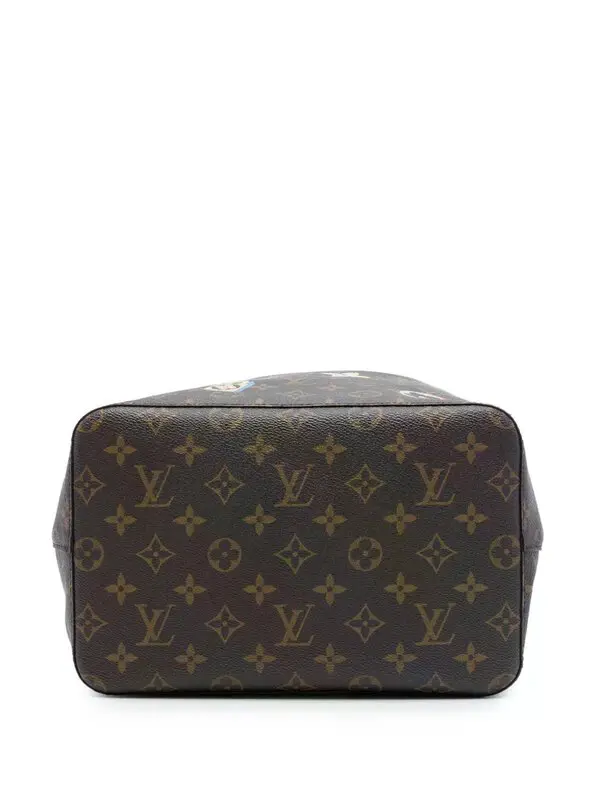 LOUIS VUITTON Monogram Love Lock Neonoe Mm Bucket Bag - Brown