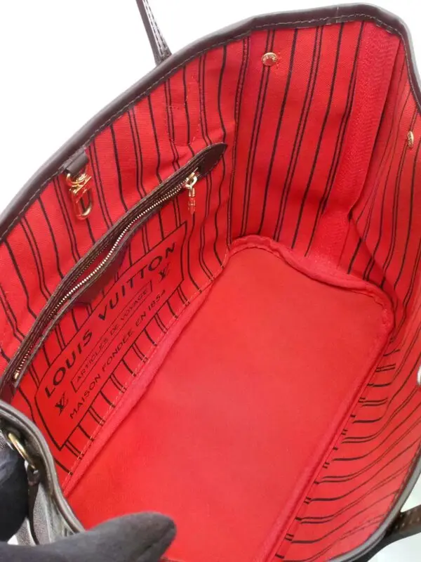 LOUIS VUITTON 2016 Damier Ebene Neverfull Pm Tote Bag