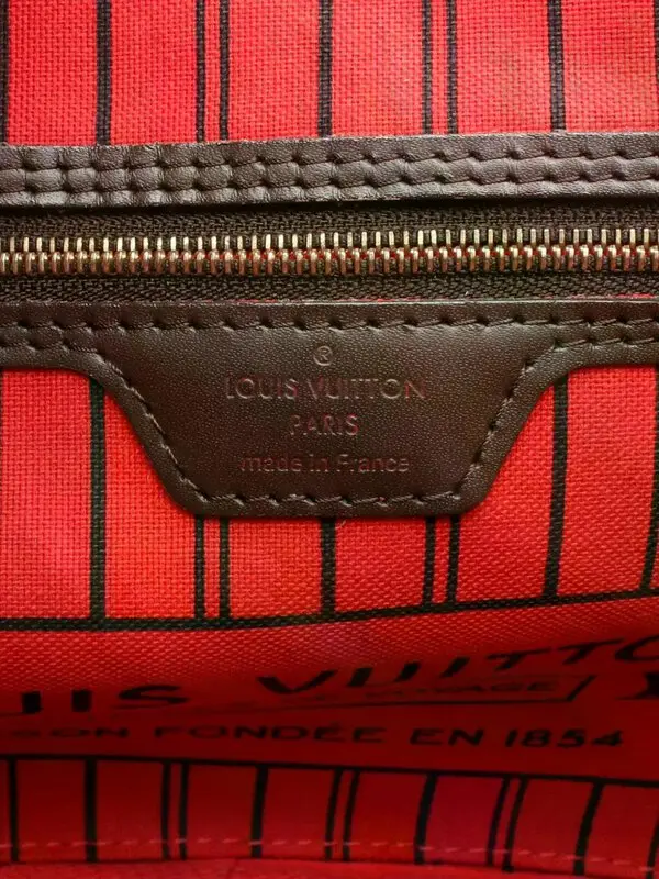 LOUIS VUITTON 2016 Damier Ebene Neverfull Pm Tote Bag