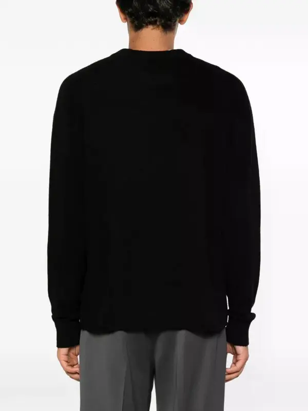 ATOMO FACTORY Crew Neck Sweater With Ribbed Trim