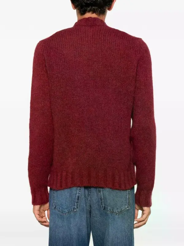 DOPPIAA Ribbed-knit Mock-neck Sweater