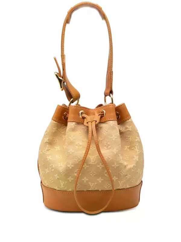 LOUIS VUITTON 2003 Monogram Mini Lin Noelie Bucket Bag