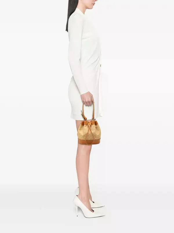 LOUIS VUITTON 2003 Monogram Mini Lin Noelie Bucket Bag