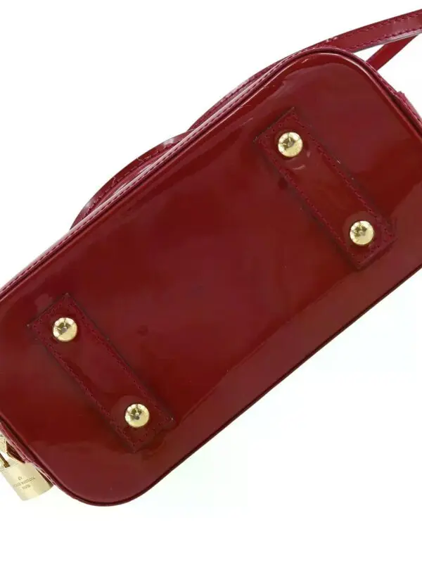 LOUIS VUITTON 2013 Monogram Vernis Alma Bb Satchel