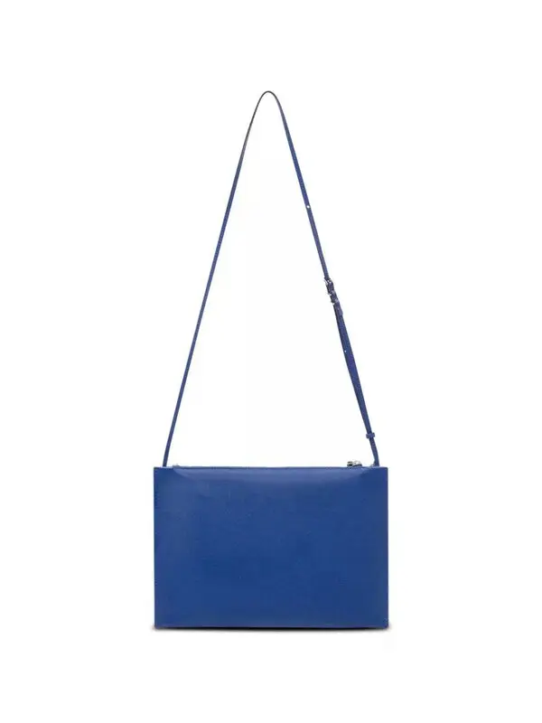 Givenchy Voyou Pouch In Shiny Leather - Blue