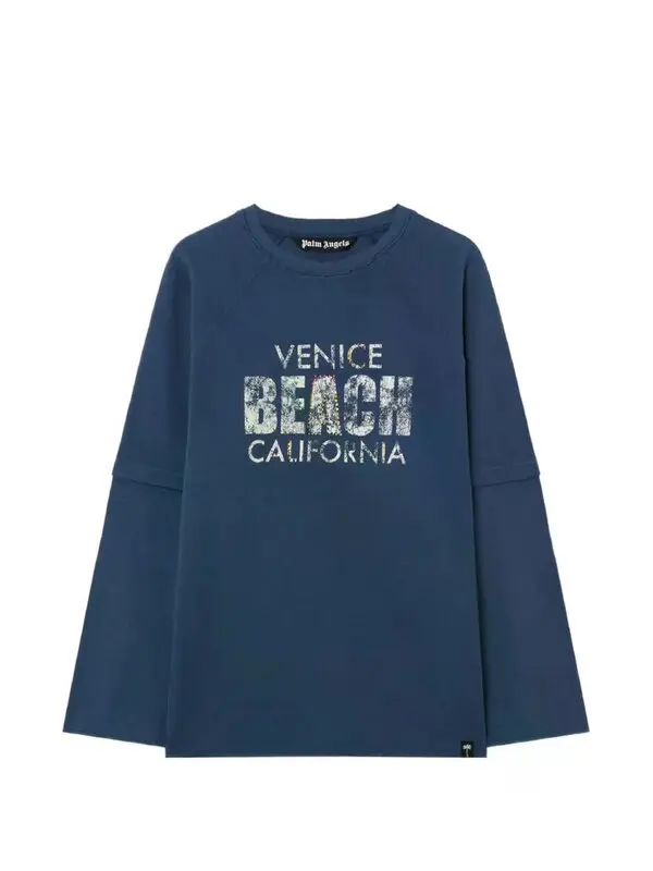 Palm Angels Cali Vibes Layered Tee L/s
