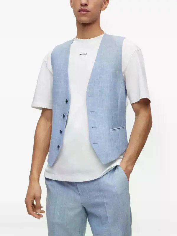 Hugo Button-fastening Waistcoat