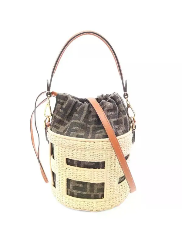 Fendi Small Bucket Bag - Neutrals