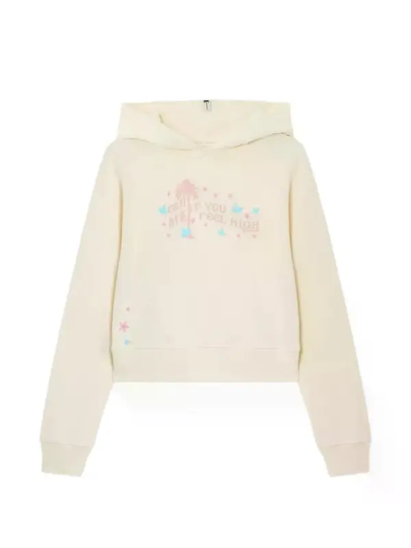 Palm Angels Regular Fit Hoodie With Graphic Print