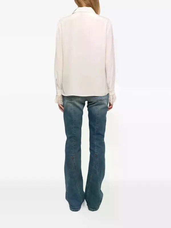Zadig&Voltaire Thely Silk Shirt With Embroidered Detail